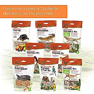 Zilla Reptile Munchies Mealworm .5 Ounces
