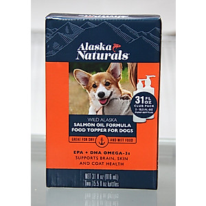 GENERIC WILD ALASKA, SALMON OIL FORMULA, FOOD TOPPER for DOGS, SUPPORTS BRAIN, SKIN and COAT HEALTH, 31 FL OZ
