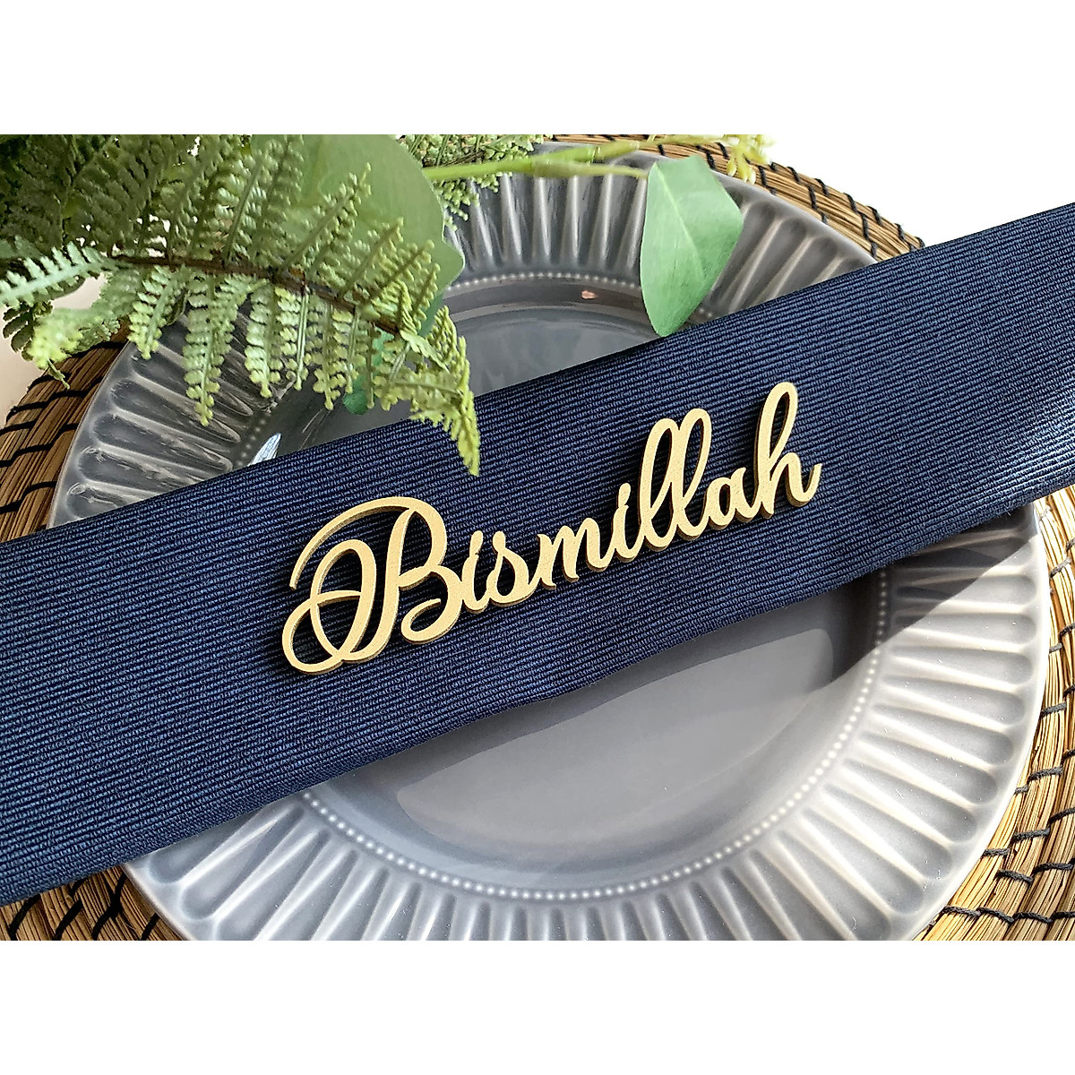 Bismillah Ramadan Place Card, Ramadan Decoration, Eid Decor, Custom Eid Place cards, Personalized Ramadam Dinner Place Setting