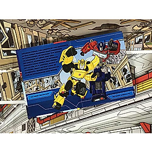 Transformers My Busy Books - Storybook, 10 figurines, playmat