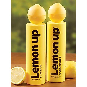 L E M O N Limited Edition Lemon Scented Hair Care Shampoo & Conditioner Set, Hydrating, Helps Control Oil and Add Shine to Dry Hair, 13.5 oz Bottles (Set of 2)