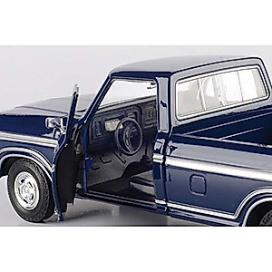 1979 Ford F-150 Pickup Truck Blue 1/24 Diecast Model Car by Motormax