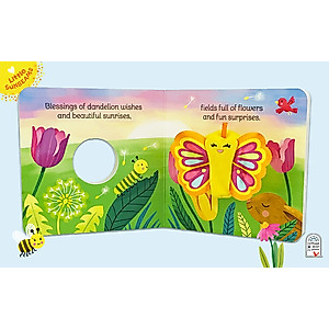 God's Garden of Blessings - Finger Puppet Board Book for Easter Basket Stuffer, Christmas, Baptisms, Birthdays Ages 0-4 (Little Sunbeams)