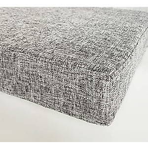 Kiyeocca Custom Cushion for Window Seat, Breakfast Nook Seat Cushions, Indoor Bench Seating Cushion Non Slip, High Density Foam Cushion for Bay Seat Window, 60 inches Long