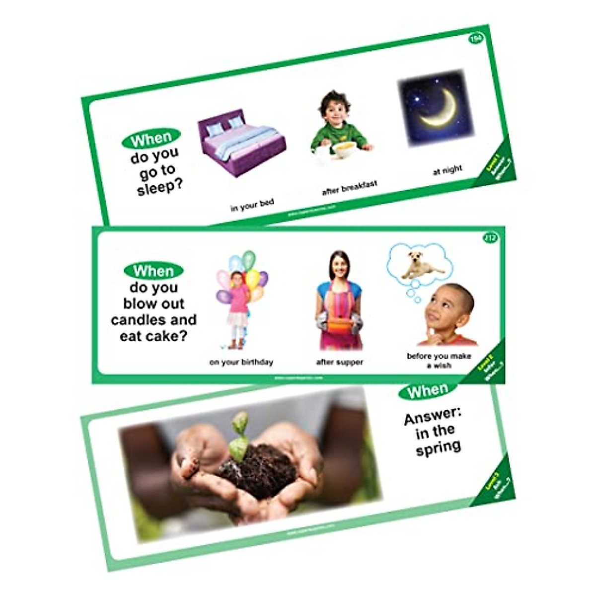 Super Duper Publications | WH Questions Skill Strips® Photo Cards | Educational Learning Resource for Children | Practice Expressive and Receptive Language Skills