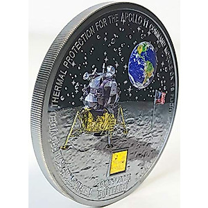 2019 DE Modern Commemorative PowerCoin Moon Landing Apollo 11 50th Anniversary 3 Oz Silver Coin 20$ Cook Islands 2019 Proof