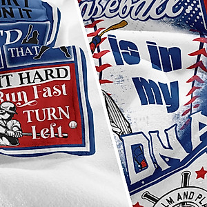 Punofell Christmas Baseball Gifts for Boys 8-12 - Baseball Gifts for Men for All Ages- Gifts for Boys Who Love Baseball Blanket- Baseball Player/Lover Gift - Baseball Team/Fan Gifts Blanket 50" x 60"