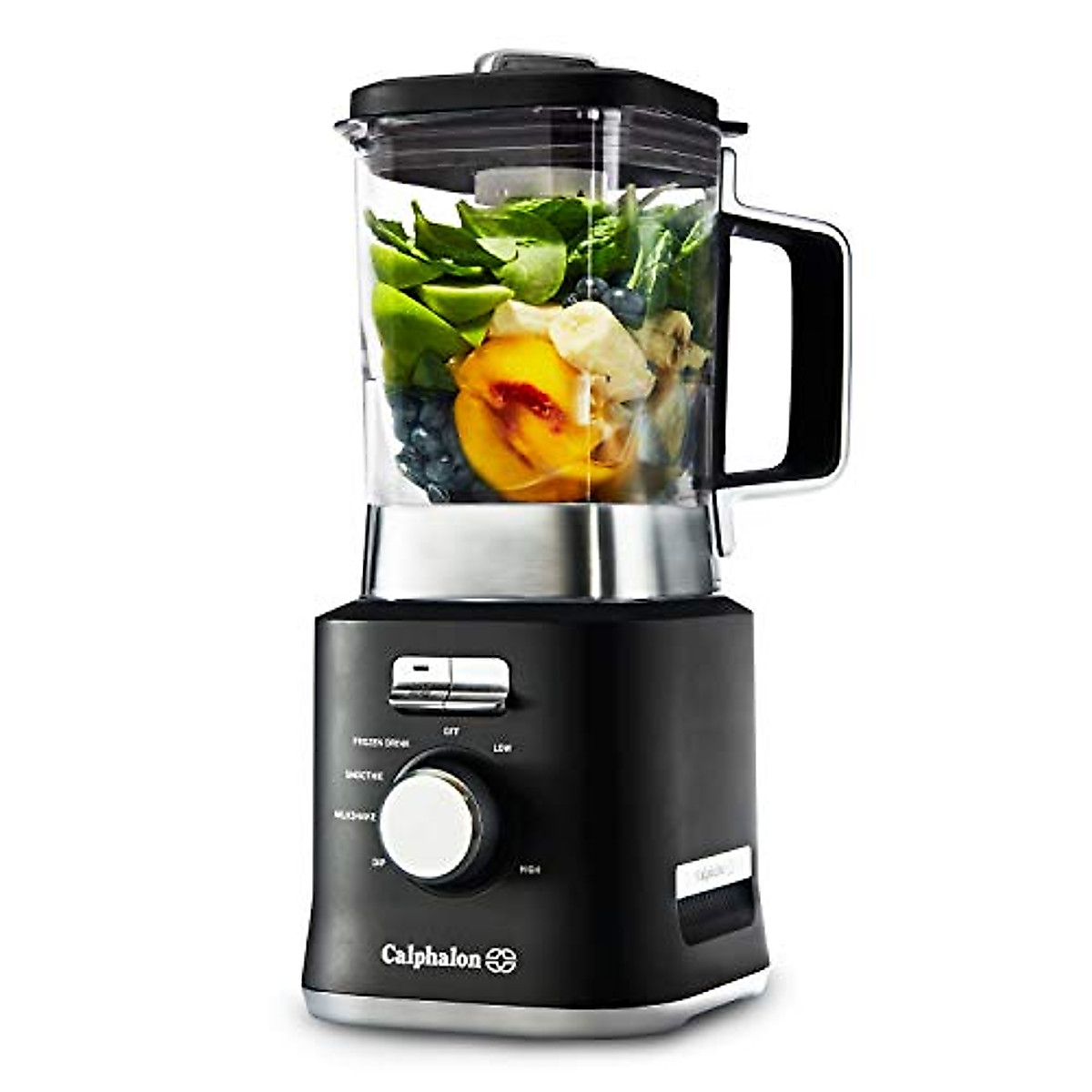 Calphalon Precision Control 50 Oz Blender with 900-Watt Base and BPA-free Tritan jar, Matte Black