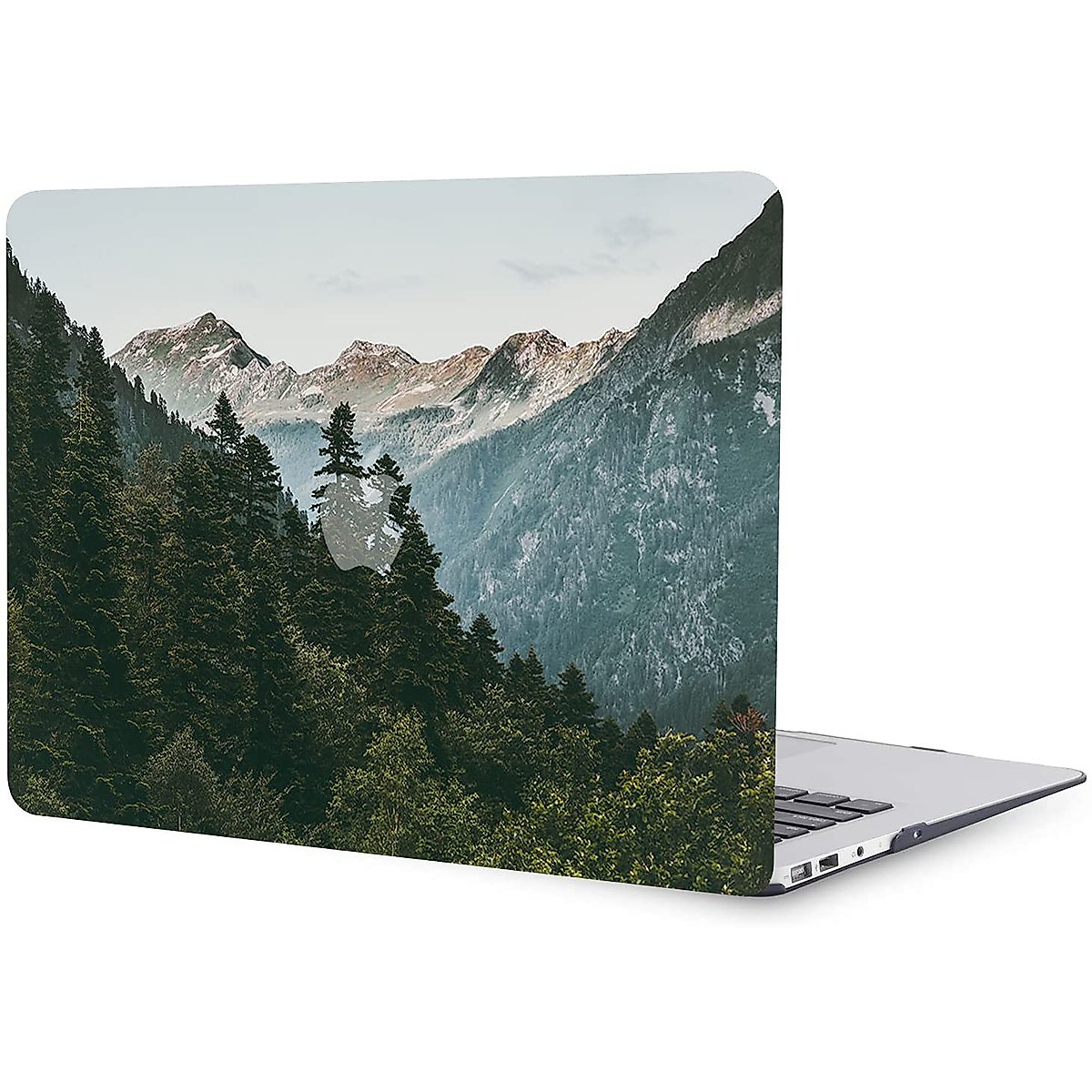 Hard Case Compatible with New MacBook Air 13 Inch Case 2020 2019 2018 Release Model A2337 M1 A2179 A1932 with Retina Display and Touch ID, Matt Plastic Hard Shell Case Cover - Mountain