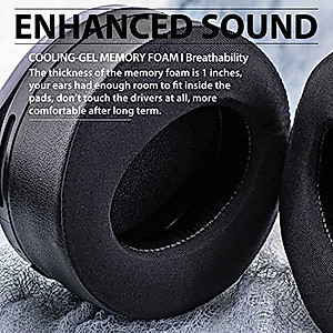PS5 Earpads Replacement Ear Pads for Playstation 5 Pulse 3D PS5 Headset - PS5 Ear Cushions/Ear Cups (Sport Cooling Gel)