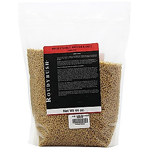 RoudyBush High Energy Breeder Bird Food, Nibles, 44-Ounce