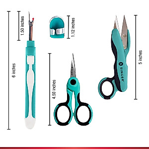 SINGER ProSeries Sewing Kits with Sewing Tools (Scissors & Seam Ripper Bundle)