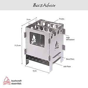 Outdoor Pocket Stove Bushbox Set