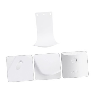 Angoily 2pcs Plastic Water Tray Wall Mount Soap Dispenser Handwashing Machine Trays Soap Dispenser Trays Holder Foaming Soap Drip Trays Decorate White Abs Dripping Water