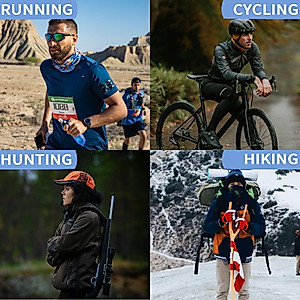 Merino Protect Merino Wool Neck Gaiter Unisex Breathable Face Mask Lightweight Neck Warmer Motorcycle Hiking Hunting