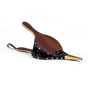 goldblue 15.5" x 6.5" Fireplace Wood Bellows Fireplace Bellows Outdoors Barbeque Grill Chimney Hand Bellow, Wood Bellows