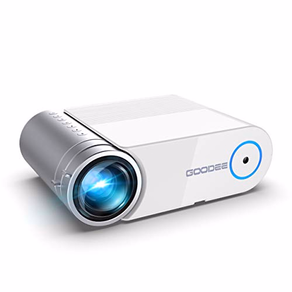 Mini Projector for iPhone, GooDee 2023 Upgraded Video Projector, Portable Projector with Carry Bag, Movie Projector Compatible with Android/iOS/Windows/TV Stick/HDMI/USB