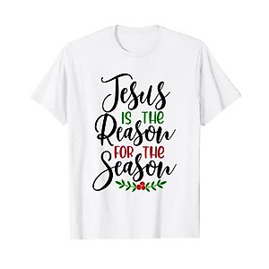 Christian Jesus The Reason Christmas Stocking Stuffer Gifts T-Shirt