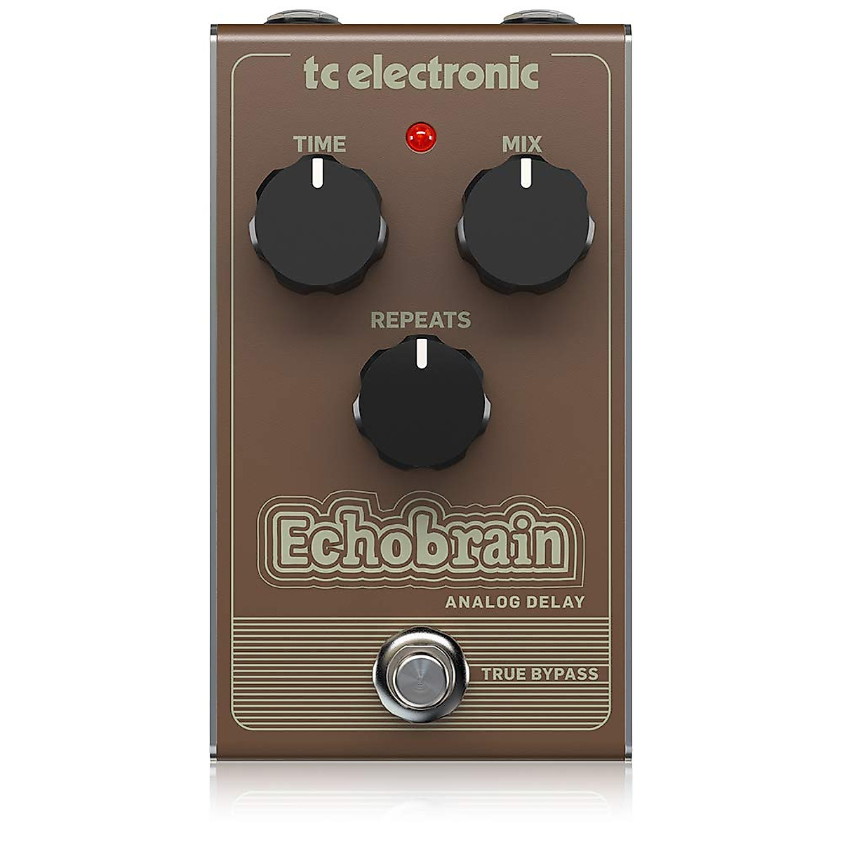 TC Electronic ECHOBRAIN ANALOG DELAY Vintage-Style Delay Pedal with All-Analog Bucket-Brigade Circuit