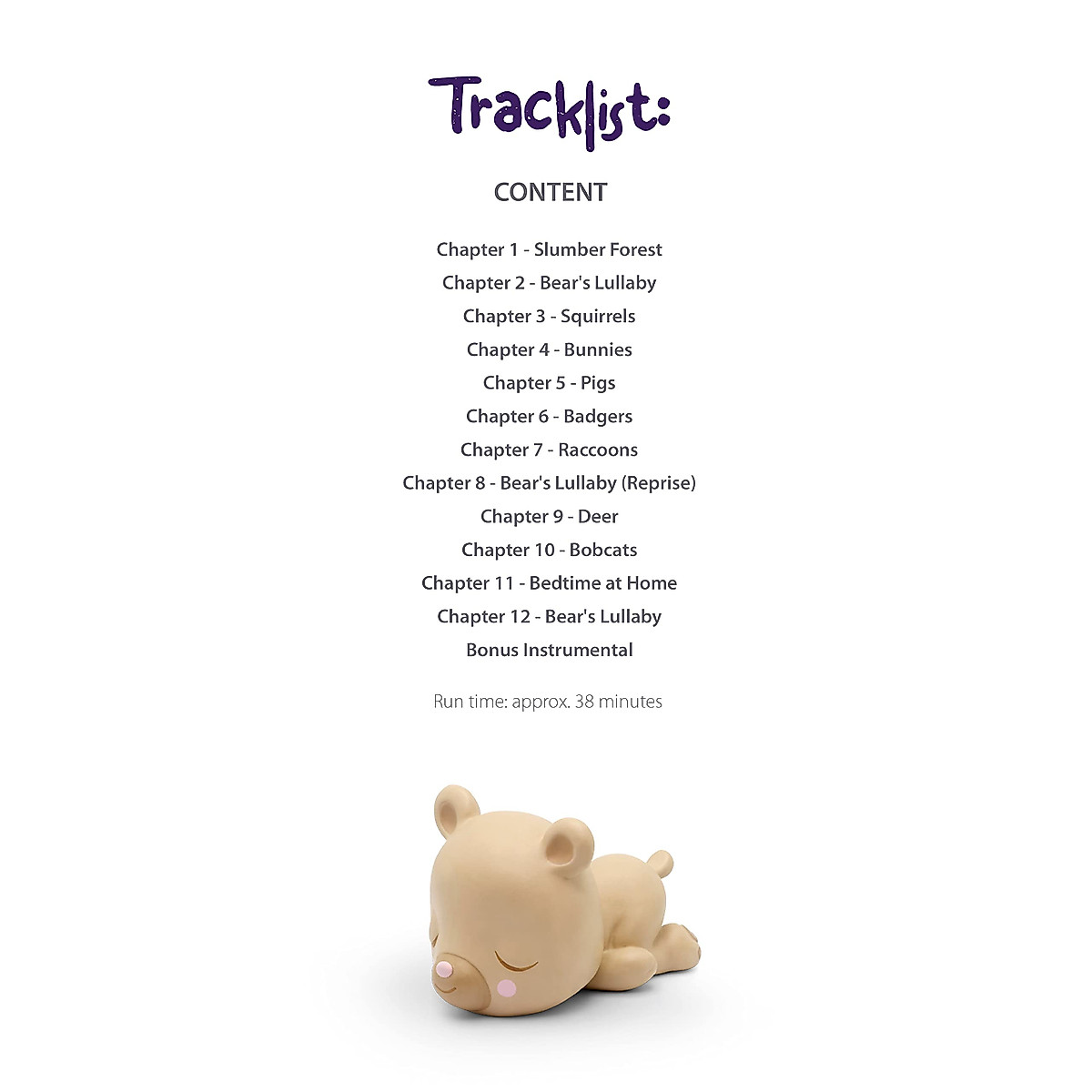 Tonies Sleepy Friends: Bedtime Stories with Sleepy Bear Audio Play Character