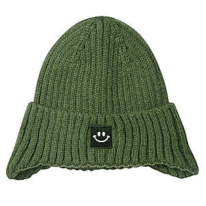 MaxNova Baby Beanie Knit Hats for Boys Girls 6-12 Months,12-36 Months Amy Green