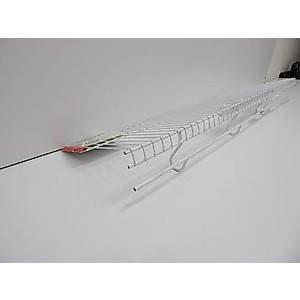 Rubbermaid FreeSlide Closet Shelf Kit, 4-Feet, White, Organization for Linen Closets, Laundry Rooms