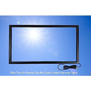 DeYoWo 55 Inch 10 Points Interactive Infrared IR Touch Screen Overlay Frame Free Driver, Design for Touch TV, Touch Monitor, Interactive White Board, Touch Kiosks and Digital Signage