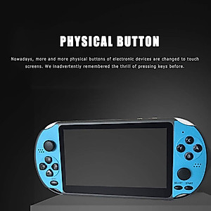 X12 Handheld Game Console 5.1 inch Handheld Game Video Player Dual Rocker 8G Built-in 3000 Game Console Support Archive Function