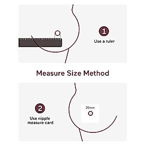 Momcozy Flange Insert 21mm Compatible with Momcozy S9 Pro/S12 Pro. Original S9 Pro/S12 Pro Breast Pump Replacement Accessories, 1PC (21mm)