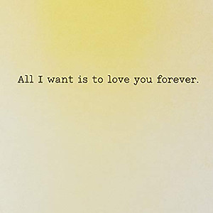 Hallmark Love Card or Anniversary Card (Love You For the Rest of My Life) (429RZB1325)