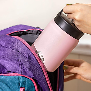 Hydrapeak 18 oz Insulated Food Thermos Hot and Cold, Soup, Vacuum Insulated Jar, Stainless Steel, for Office, Outdoor (Stone)