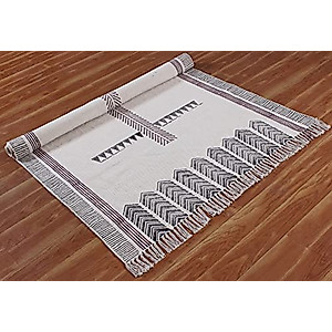 Custom size rug Beige Dining room rug Outdoor patio rug Indian dhurrie rug Square cotton rug Hallway runner rug Stair runner rug kitchen rug Living room rug Garden yoga mat