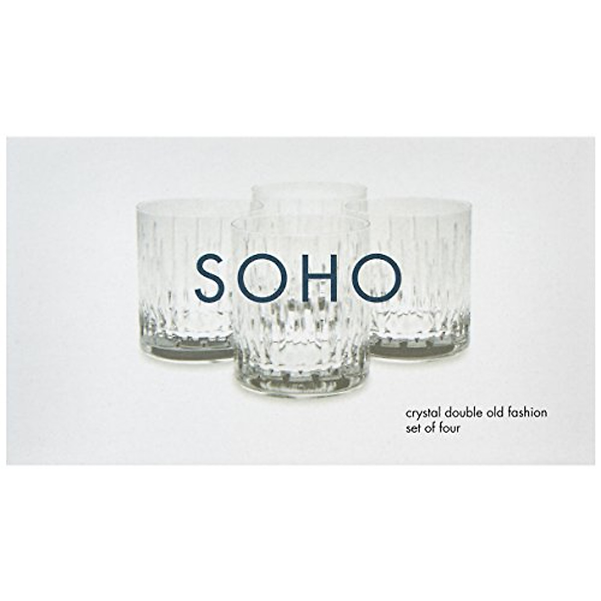 Reed & Barton Crystal Set of Double Old Fashions, Set of 4