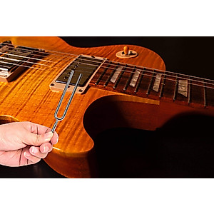 S-Mechanic Tuning Fork, 3 Pack A440Hz Tuning Fork - Standard A 440 Hz Violin Guitar Tuner Musical Instrument with Silicone Hammer