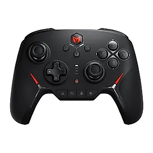 PC Gaming Controller, Wireless Controller with Custom Button, 6-Axis Gyro, Dual Shock, Macro, Turbo, Bluetooth Game Controller for Windows 10/Android/iOS/PC