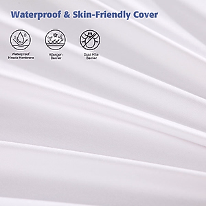 Jundetye Waterproof Crib Mattress Protector Pad, Toddler and Baby Crib Mattress Cover, Protective Sheet for Infant Boys and Girls Bedding Sets, 28''x 52''