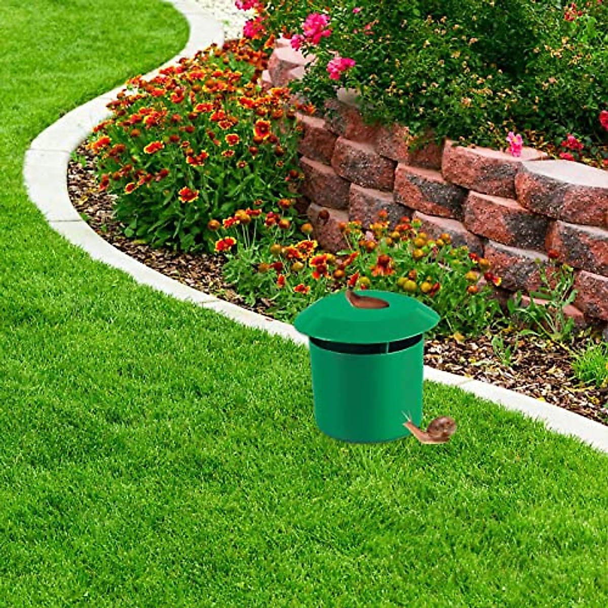 Snail Trap,Snail Cages Snail Trap with Roof - Snail Catch Box Durable and Reusable Slugs Trap Plant, Useful Garden Tools Aquarium Fish Tank Accessories