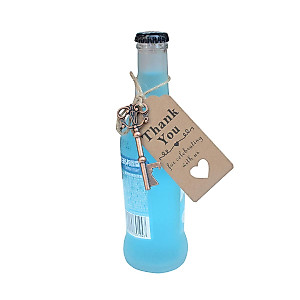 50 Pcs Copper Skeleton Key Beer Bottle Opener With 100 Pcs Thank You Card and 98 Feet Hemp Rope for Wedding Party Favors(50pcs Copper)