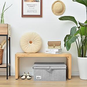 GRANNY SAYS Bundle of 3-Pack Trapezoid Storage Bins & 1-Pack Extra Large Rectangle Storage Bin