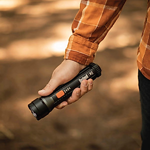 Bushnell Flashlight TRKR 600 Lumen | Multi-Color LED Tactical Flashlights, Battery Powered Lights for Camping, Hunting, Hiking, Emergency, & Outdoor