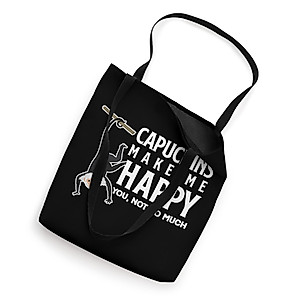 Capuchins Make Me Happy You Not So Much Funny Capuchin Tote Bag