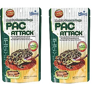 (2 Pack) Hikari Packman Frog PAC Attack Food - 1.41 Ounce each