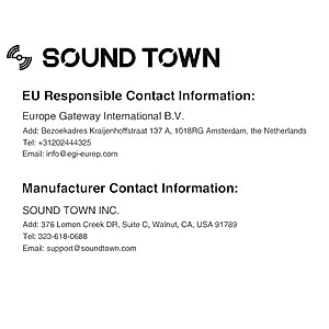 Sound Town 2-Pack 250W Passive Column Array Speakers with 4 X 4” Woofers, Wall-Mount Brackets for Installation, Event, Church, Conference, Lounge, Black (CARPO-V4)