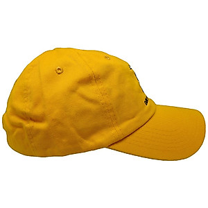 Gadsden Don't Tread On Me Dark Yellow Orange with White Snake Washed Cotton Adjustable Embroidered Baseball Hat Cap