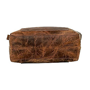 Concealed Carry Delaney Distressed Leather Crossbody Bags for Women-Vintage Leather Multi Pocket Shoulder Sling Womens Purses and Handbags by Vintage Couture