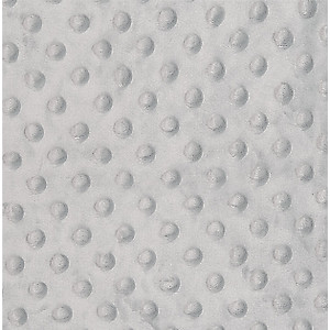 Bearington Baby Small Dottie Creamy White Security Blankie, 16" x 16"