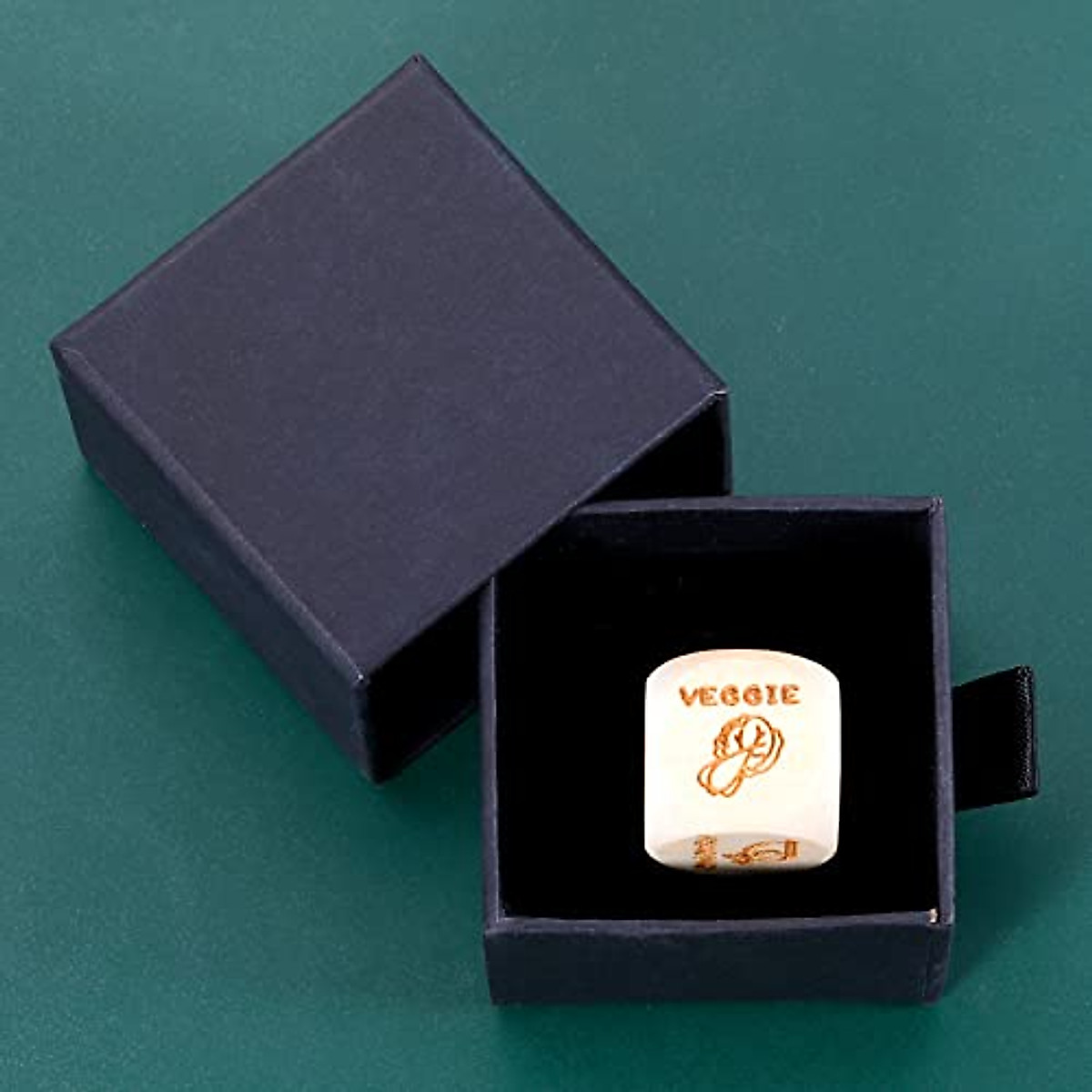 Valentines Day Gifts for Him Her Kid Women Men Funny Foodie Decision Dice for Couple Cook Chef Hostess Girlfriend Christmas Stocking Stuffer for Adults Wife Mom Date Night Wedding Anniversary Birthday