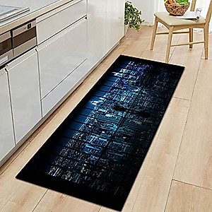 OPLJ Nature Series Door Mat Living Room Bedroom Carpet Comfortable Carpet Home Decor Kitchen Mat A4 50x80cm+50x160cm