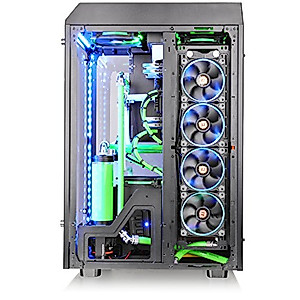 Thermaltake Tower 900 Black Edition Tempered Glass Fully Modular E-ATX Vertical Super Tower Computer Chassis CA-1H1-00F1WN-00
