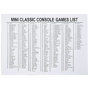 621 Retro Game Console, 621 Different Classic Games with 2 N-ES Classic Controller,Classic Game Play, Nostalgic Game Play, Retro Game Play, HDMI Output Plug & Play Childhood Mini Classic Console